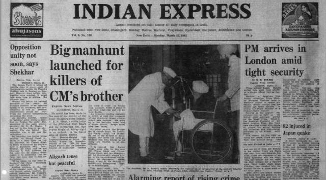 March 22, 1982, Forty Years Ago: Forging Unity | The Indian Express