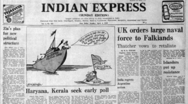 April 4, 1982, Forty Years Ago: A Falkland Conflict | The Indian Express