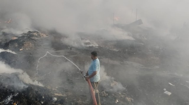10 shanties gutted in fire in Gurgaon | Delhi News - The Indian Express