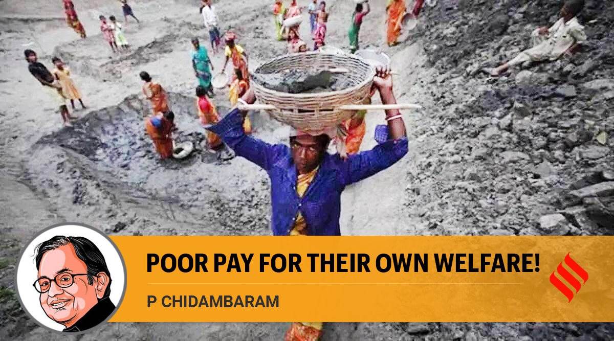 Poor pay for their own welfare! | The Indian Express