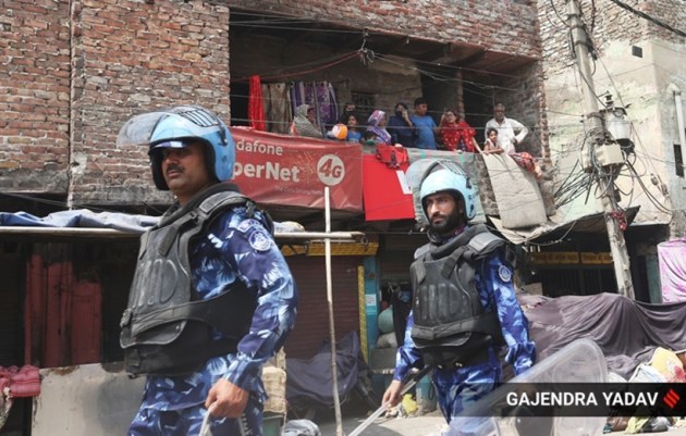 In pictures: Delhi sees first communal flare-up since 2020 riots ...