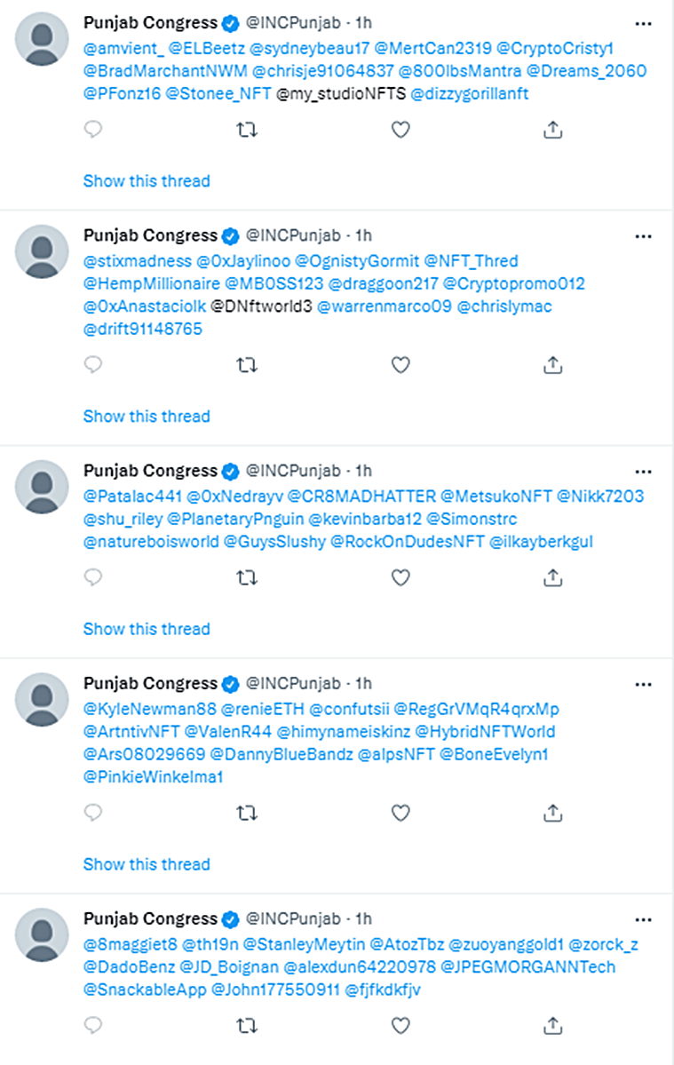 UP govt, Punjab Congress Twitter accounts hacked | India News - The ...