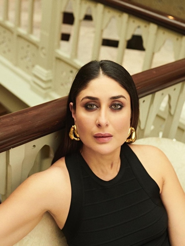 Kareena turns into a diva in black and gold | The Indian Express
