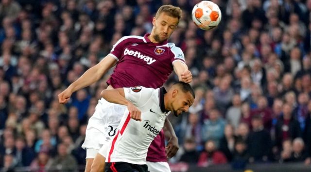 Frankfurt win 2-1 at West Ham, Leipzig beat Rangers in Europa League ...