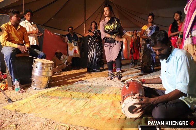 Photos: Song and dance return to Narayangaon as tamasha groups pitch ...