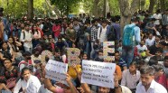 DU Students Stage Protest Against Offline Exams Demand Online Format 