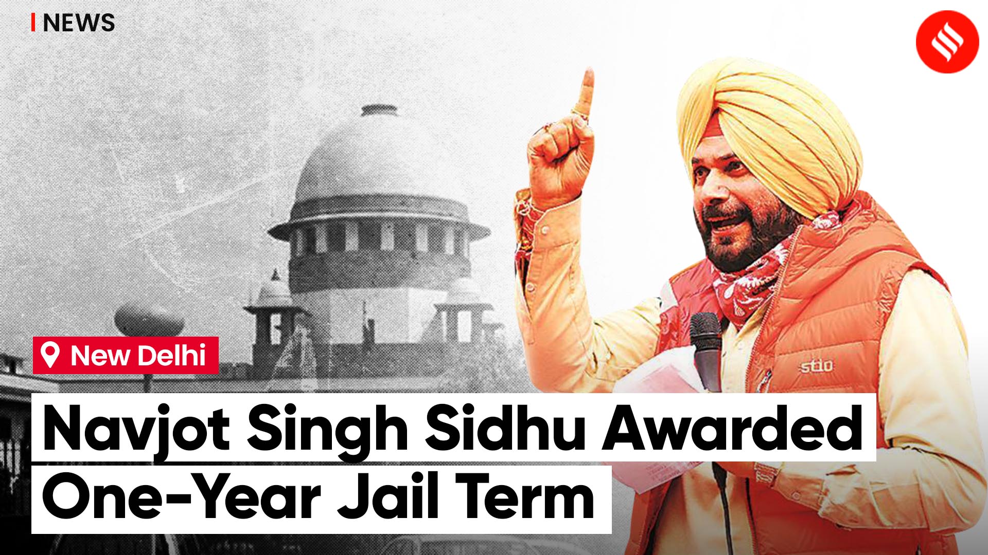 Sc awards navjot sidhu one year rigorous imprisonment in 3 decade old ...
