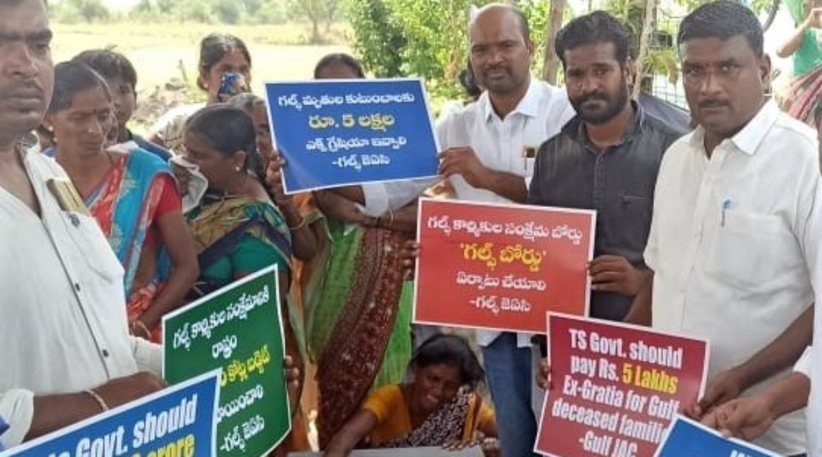 At Telangana funeral, placards demand Rs 5-lakh ex gratia for deceased ...