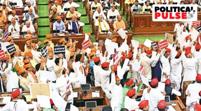 In UP Assembly, a wave of rangeen topis & political identities ...