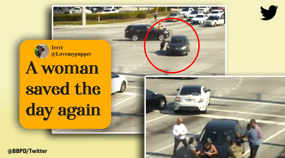 Watch: People stop moving car to save driver who fell unconscious ...