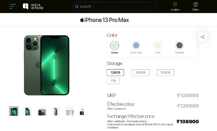 Apple iPhone 13 Pro Max gets discount, exchange bonus on India iStore ...