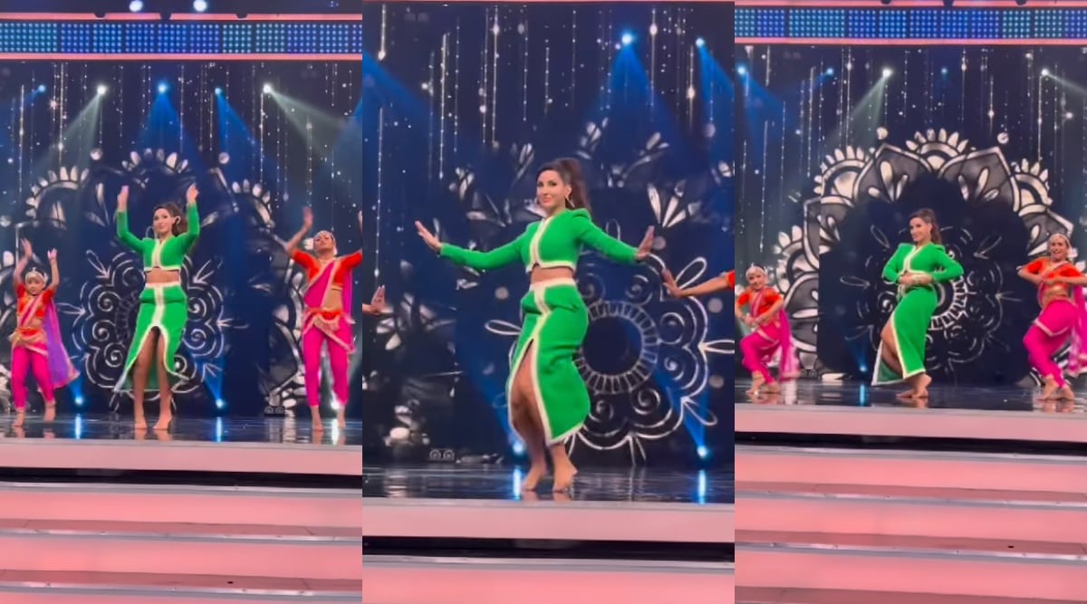 Nora Fatehi performs Lavni on Dance Deewame Junior, watch video ...