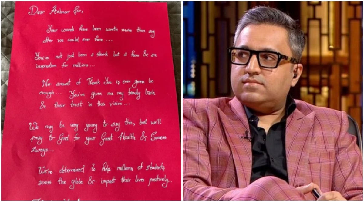 Shark Tank India contestant who was disowned by family calls Ashneer ...