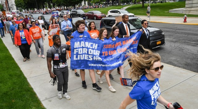 ‘Scared and tired’: Thousands across the US rally against gun violence ...