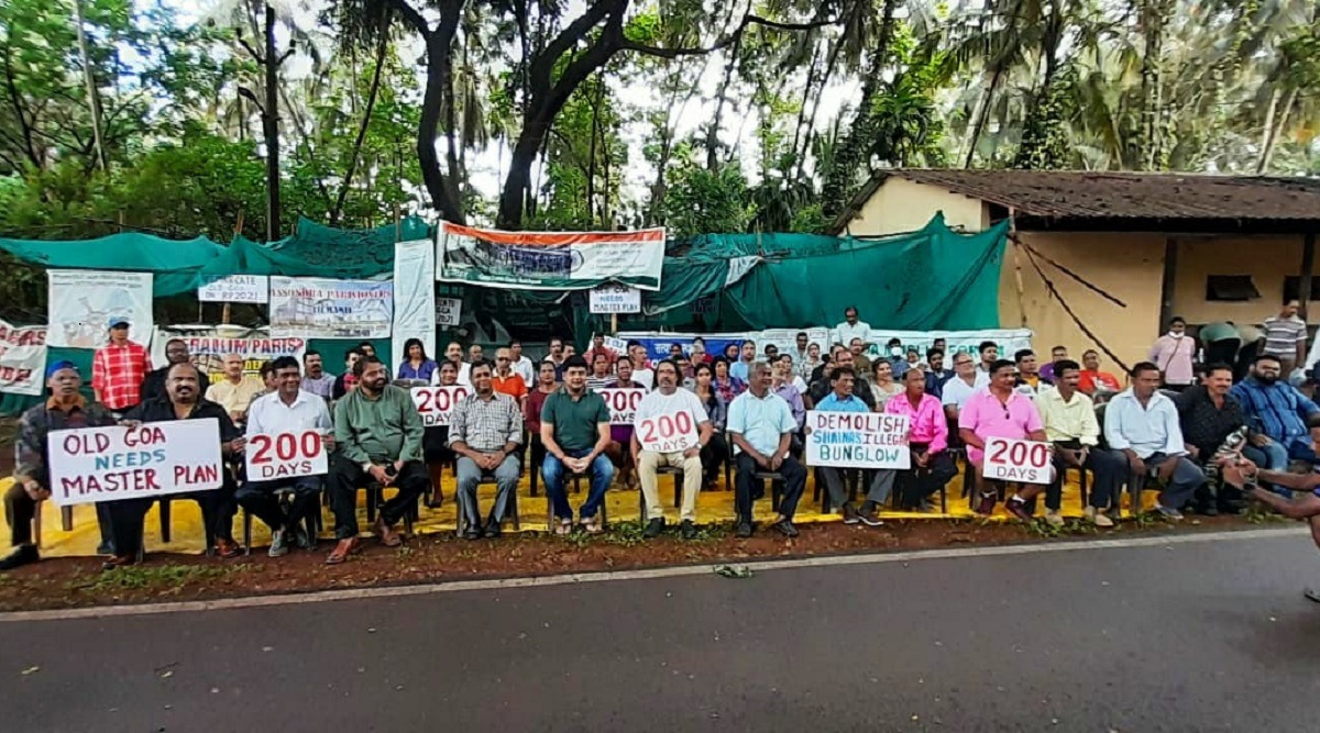 Old Goa protest against ‘illegal’ bungalow crosses 200 days | Cities ...