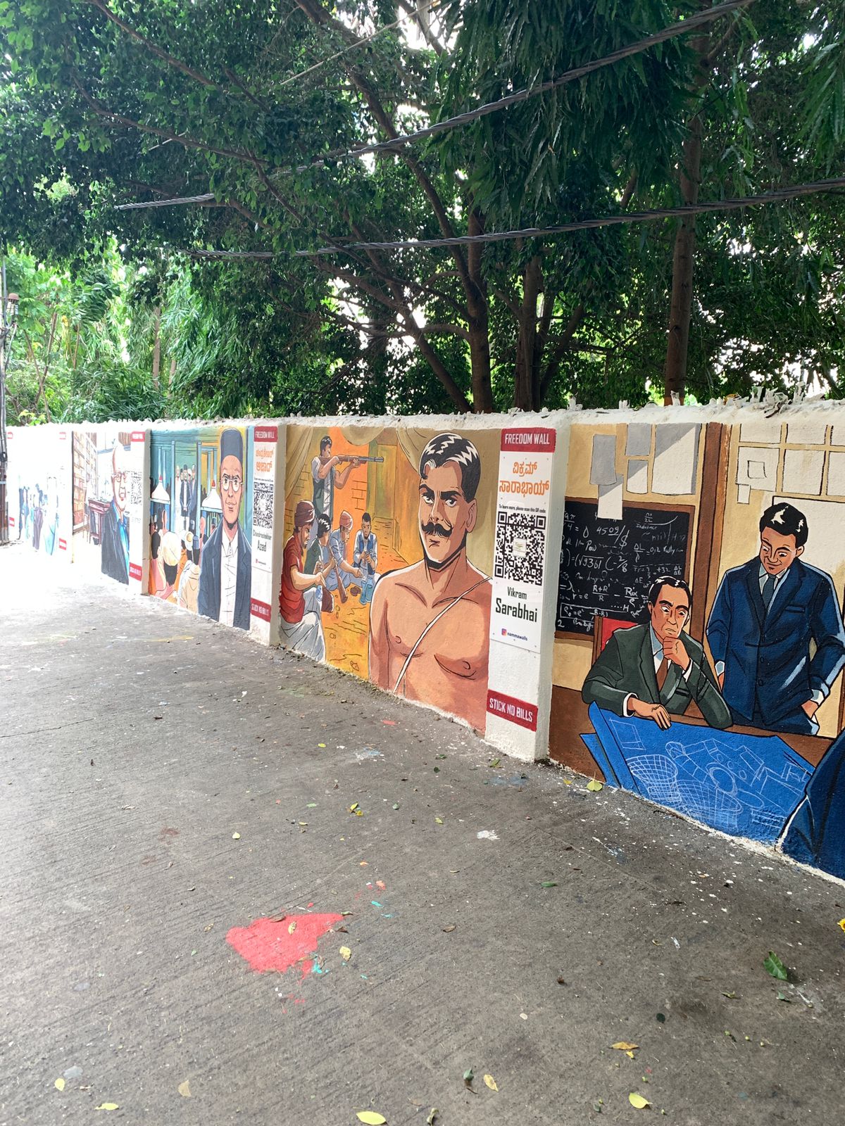 Freedom Wall: In Bengaluru, a wall art project to commemorate India’s ...
