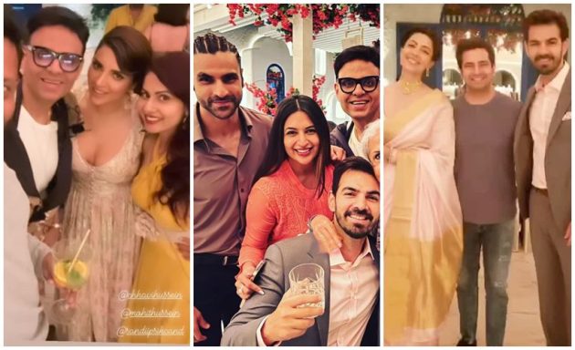 Inside Karan Grover-Poppy Jabbal’s wedding reception: Chhavi Mittal ...