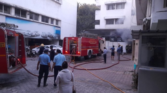 Pune: Fire in company record room in Shivajinagar building | Pune News ...