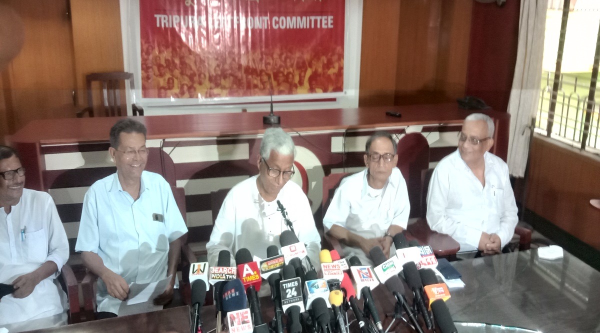 Jungle raj in Tripura: Manik Sarkar after meeting governor over poll ...