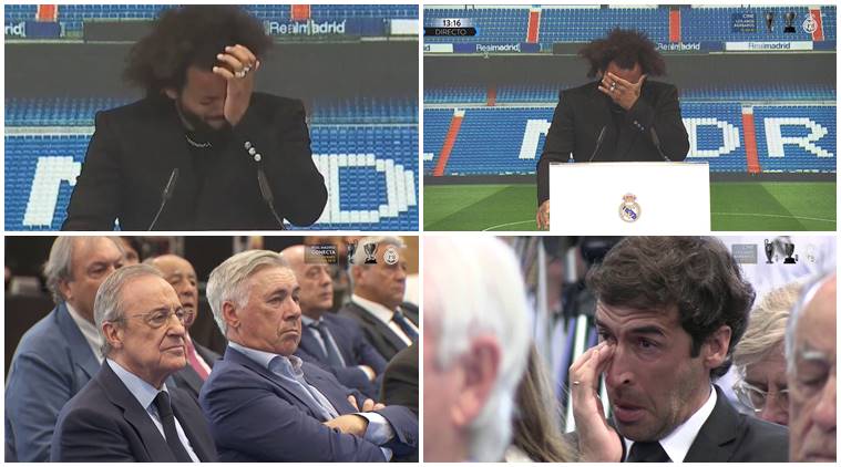 Marcelo bids adieu: Real Madrid legends break down in emotional ...