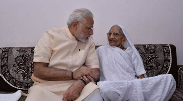 PM Modi likely to visit his mother on her 100th birthday on June 18 ...