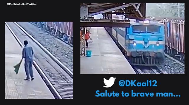 Watch: Railway staff’s daring act saves a life | Trending News - The ...