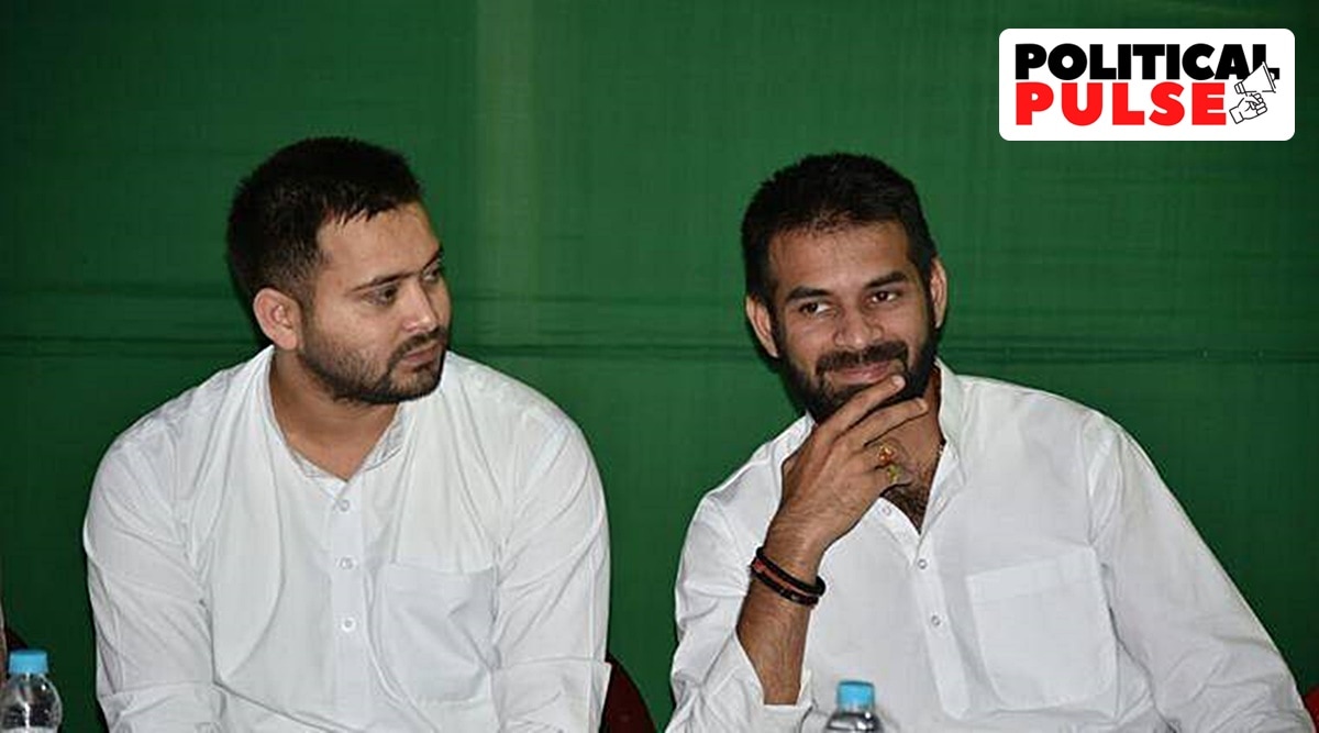 Sulking Tej goes for apolitical indulgence as Tejashwi role gets RJD ...