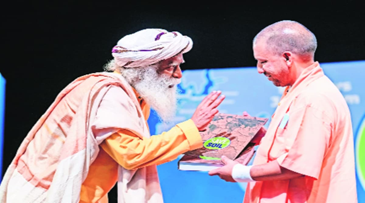 Yogi backs Sadhguru’s Save Soil campaign | Lucknow News - The Indian ...