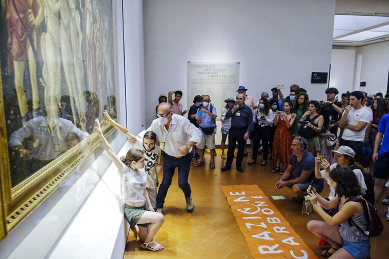 Protest held at Uffizi’s ‘Spring’ but painting not damaged | Art-and ...