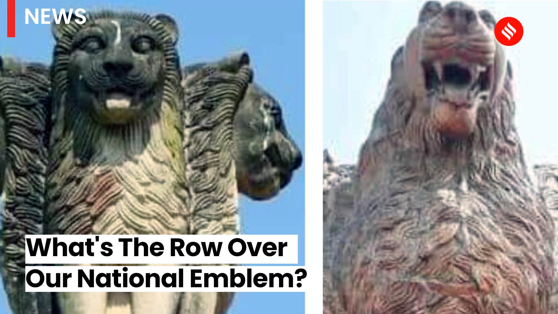 Why is opposition accusing pm modi of distorting the national emblem ... Why is opposition accusing pm modi of distorting the national emblem ...