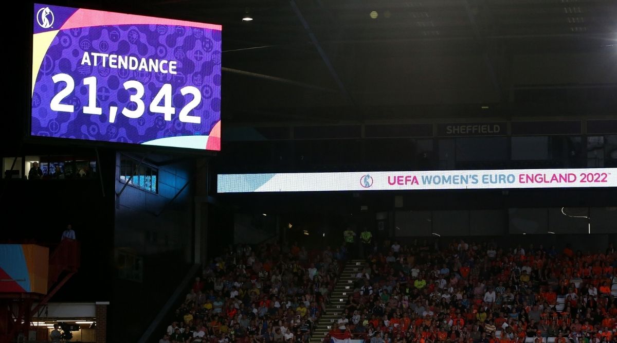 Netherlands-Sweden set Women's Euro 2022 attendance record