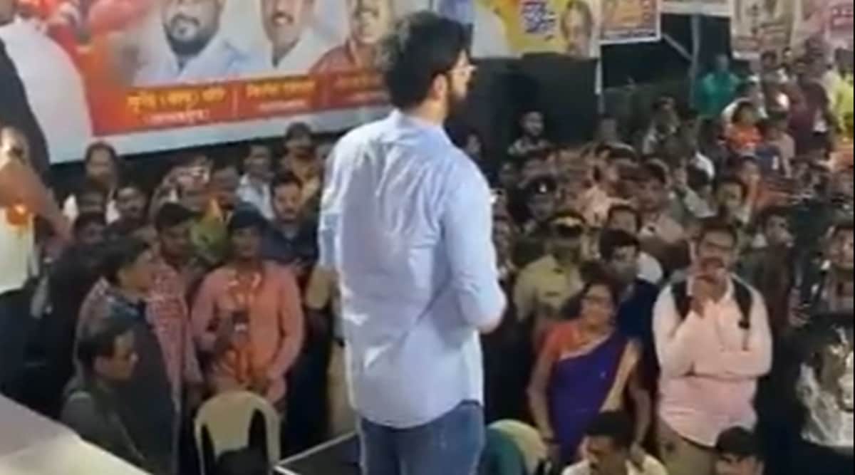 Watch: Aaditya Thackeray pauses speech for azaan during Nishtha Yatra ...