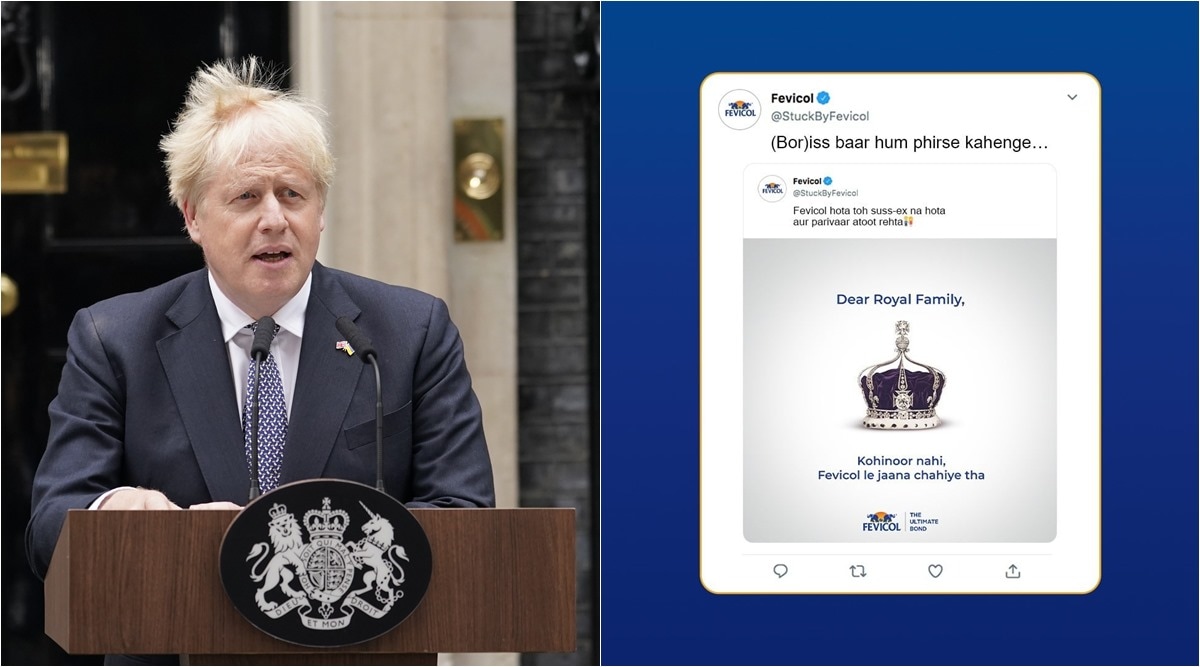 Fevicol brings back old creative to roast Boris Johnson ‘royally ...