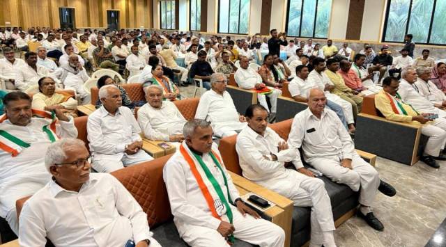 Ahead of polls, Gujarat Congress leaders meet party brass in Delhi