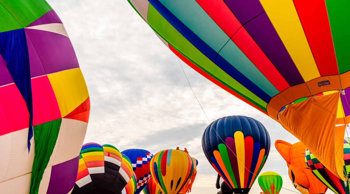 Fiesta of colours in the sky at New Jersey Lottery Festival of ...