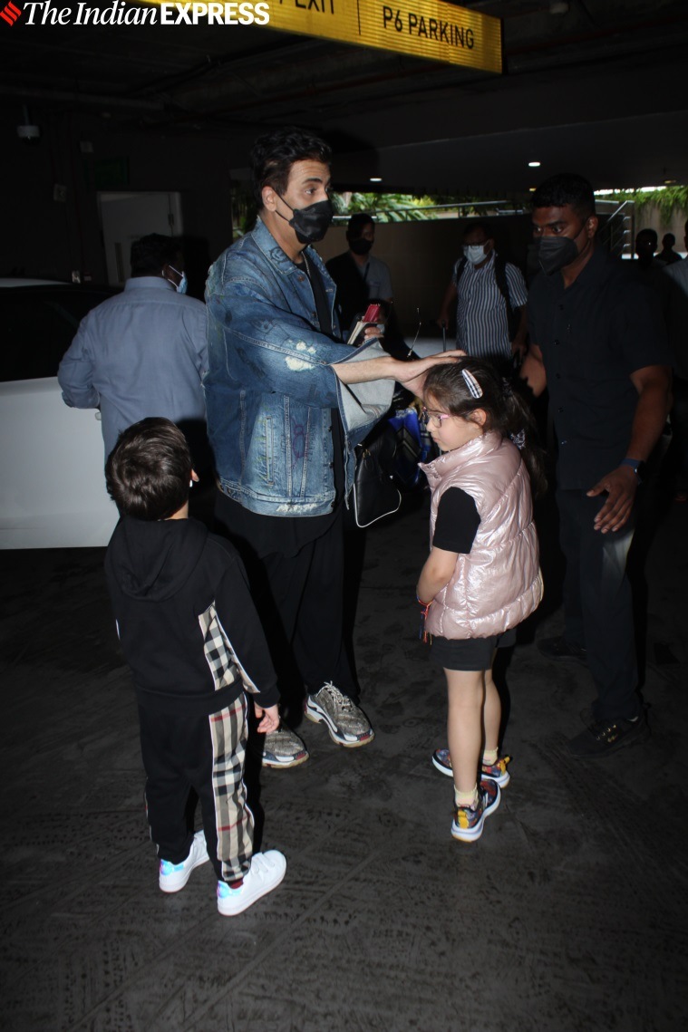 Karan Johar, kids Yash and Roohi spotted at Mumbai airport as they ...