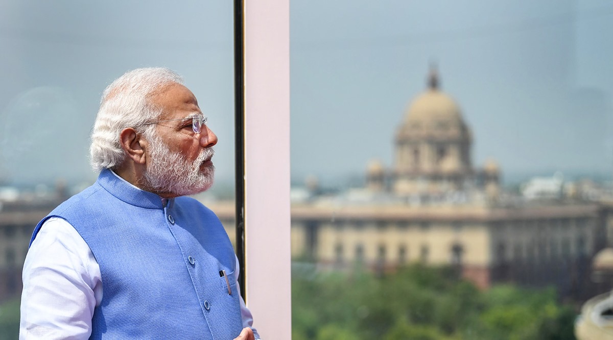 PM Modi unveils bronze National Emblem | India News News - The Indian ...