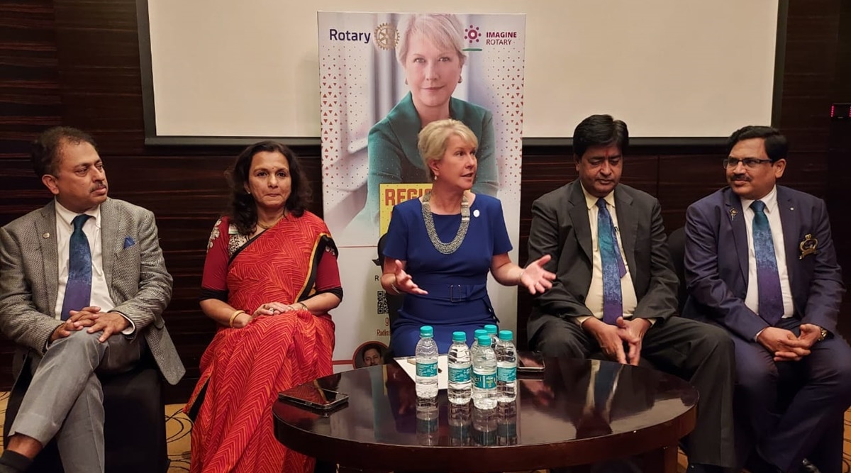 In Pune, Rotary International’s first woman president says India is now ...