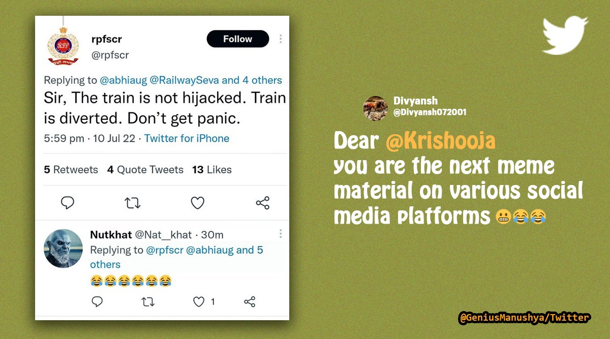 Man calls for help after train diverts; Twitter exchange with railways ...