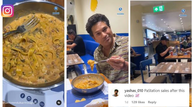 ‘A taste of Italy in London!’: Sachin Tendulkar eats pasta at a small ...