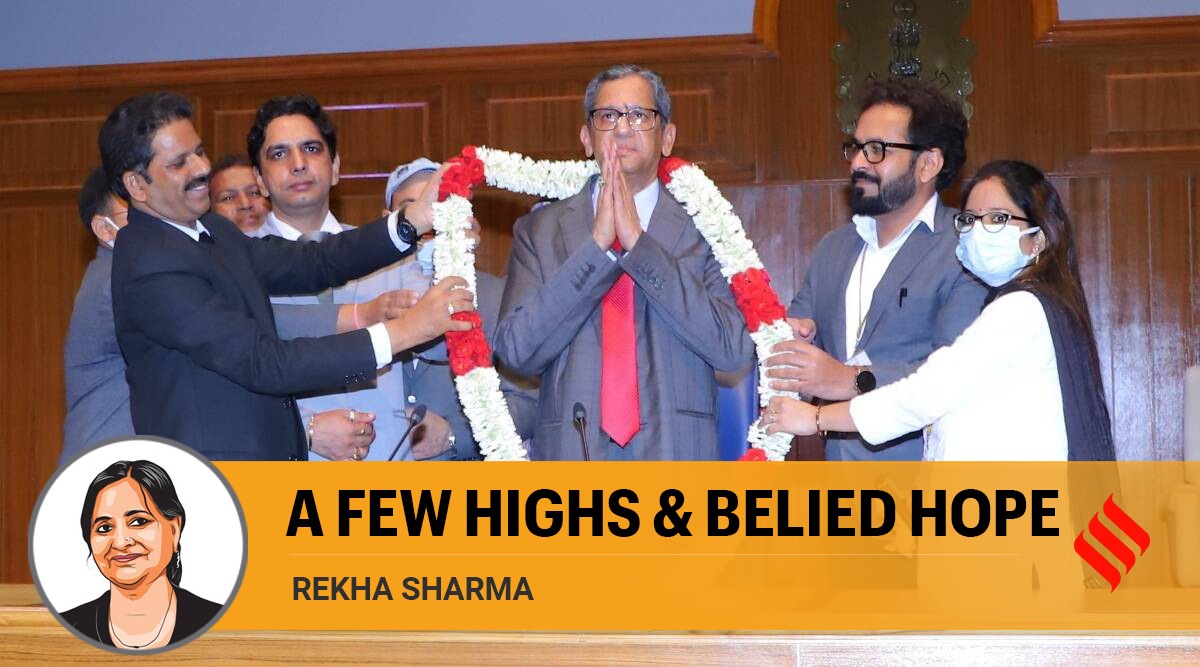 Rekha Sharma writes: CJI Ramana's tenure had some highs, and many ...