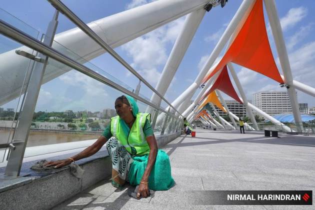 Ahmedabad: Atal Bridge set to open for public tomorrow, preparations in ...