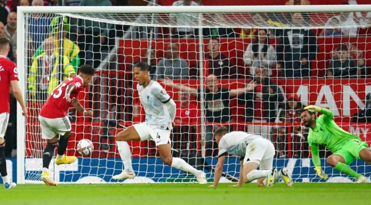Manchester United Vs Liverpool Highlights Goals From Sancho And Rashford