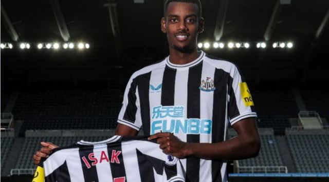Newcastle sign Swedish striker Isak for club record fee | Football News ...