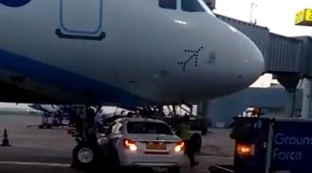Go First car goes under IndiGo plane, narrowly avoids collision with ...