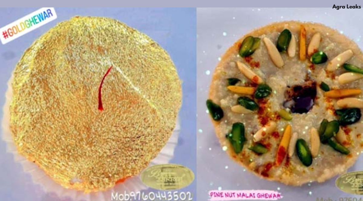 Rs 25,000 per kilogram: Agra shop sells ghevar covered with 24-carat ...