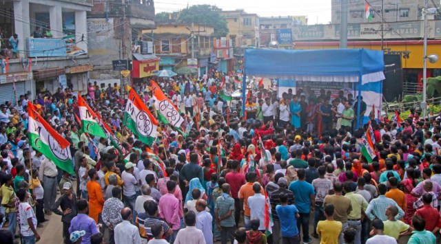 TMC protests ‘use of ED, CBI against political opponents’ | Kolkata ...