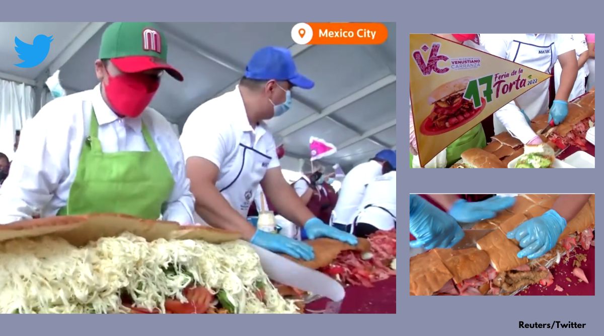 Mexico City chefs make 74-metre-long torta sandwich, break world record ...