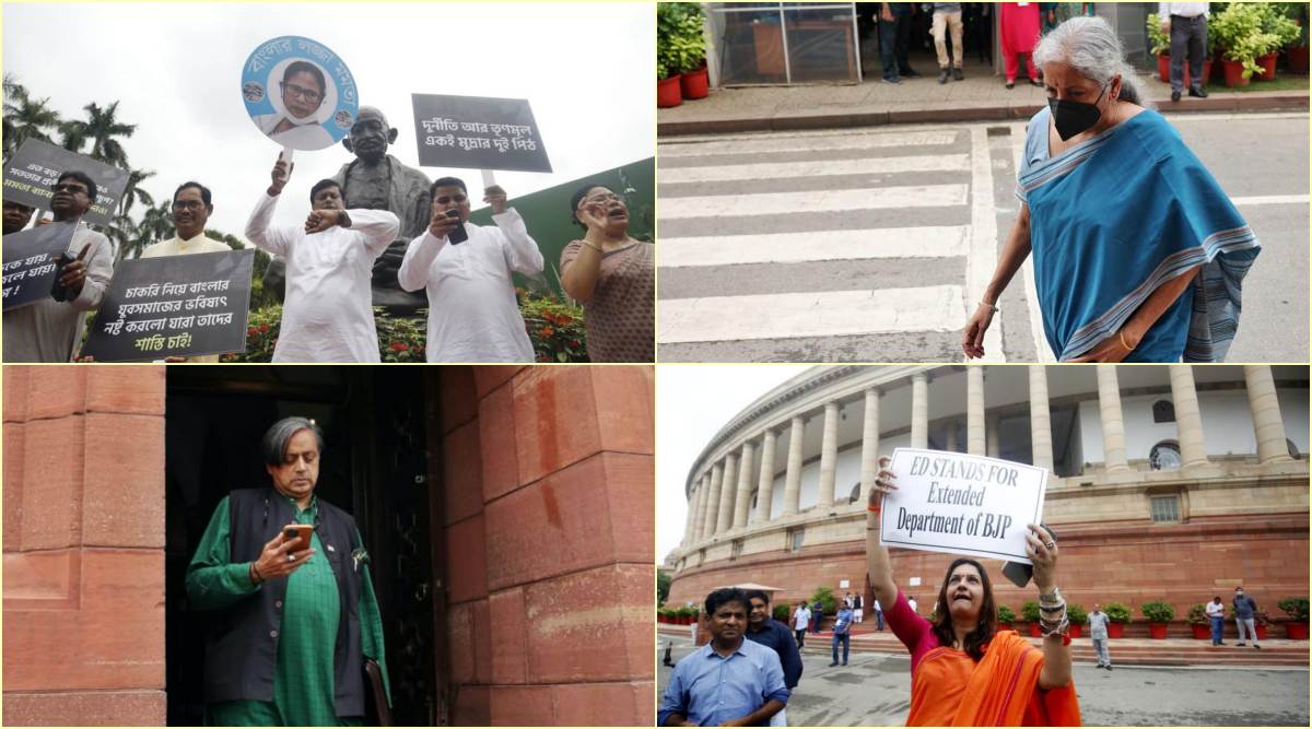 A day in Parliament: MPs debate, protest and walk out | India News News ...