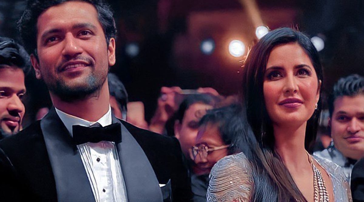 Vicky Kaushal kisses Katrina Kaif as he wins award, says ‘dearest wife ...